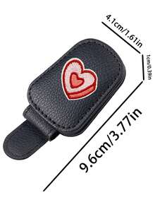 1pc Car Glasses Clip, Microfiber Automotive Sunglasses Holder ...