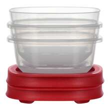 2-Pack 0.77-Cup Mini Rectangle Food Storage Containers With Lids ...