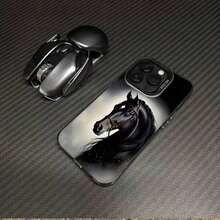 cool style horse phone case suitable 16 15 14 13 12 11 Pro/Plus ...