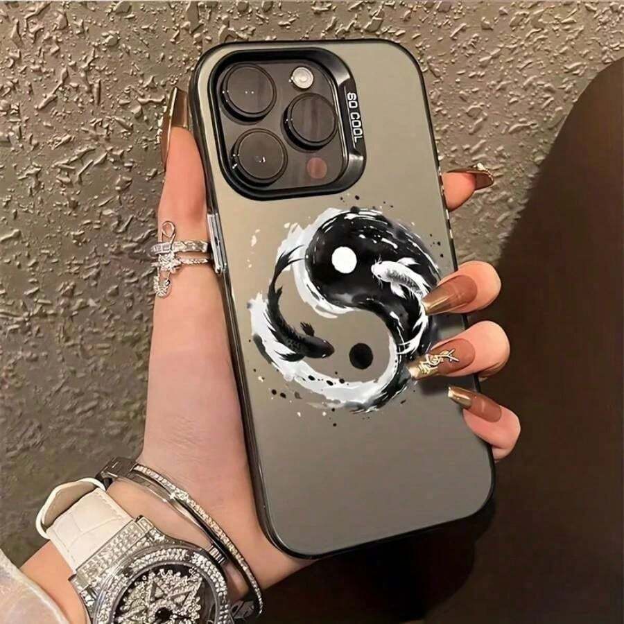 Bagua Yin - Yang Fish Pattern Design Mobile Case Suitable 16 15 14 13 ...