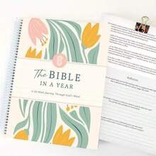 [52-Week Bible Study Journal] One Year Daily Devotional Planner With ...