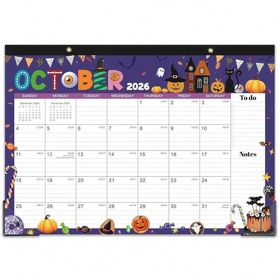2026 Desk Calendar - Desk Calendar 2026, 17"*12", JAN.2026 - Dec.2026 ...