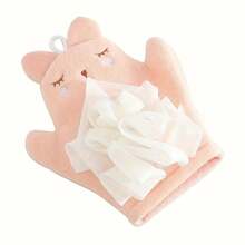 1pc (Powder Blue) Cute Cartoon Bath Gloves, Non-Electric Bath Scrubber ...