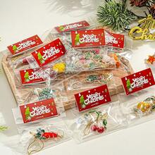 4 Pcs Christmas Ornaments Set Cane Gift Box Bell Hanging Ornament Xmas ...