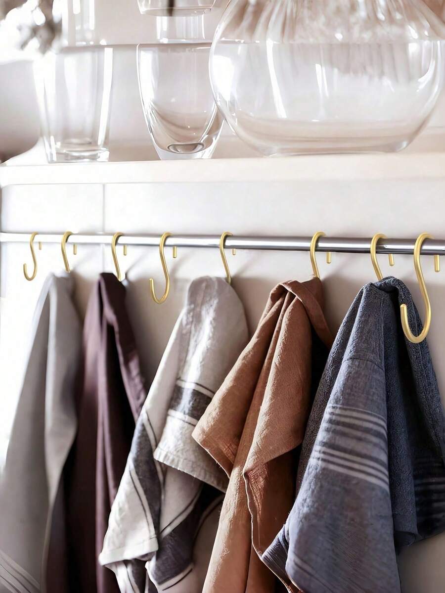 Gold S Hooks,Aluminum Alloy S Shaped Hooks,Gold Hook Hanger,Heavy Duty ...