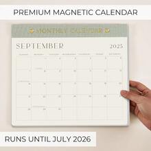 Beautiful 2025-2026 Magnetic Fridge Calendar - Runs Until July 2026 ...