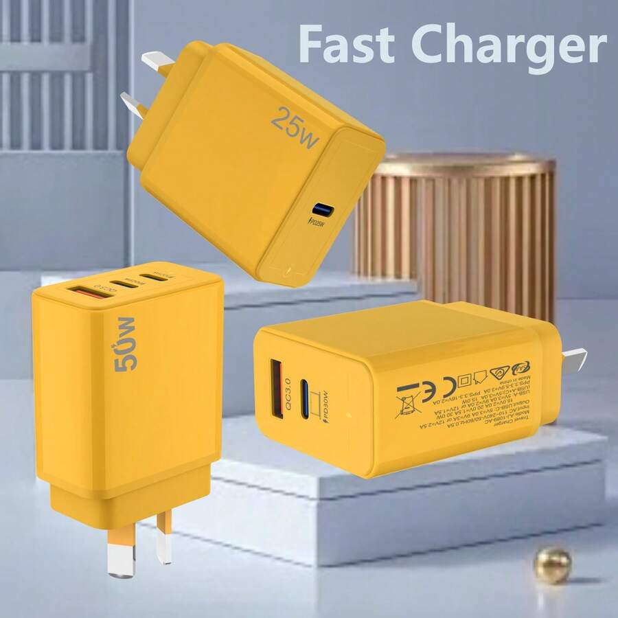 25W USB C Charger Compatible With Iphone 17 (2025), (GaN II Tech) PPS 3 ...