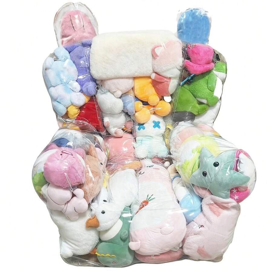 1 Pc Stuffed Animal Bean Bag Storage, Bean Bag Stuffed Animal Storage ...