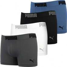 Kit 4 Cuecas Boxer Puma Masculina Box Poliamida Cueca Sem Costura ...