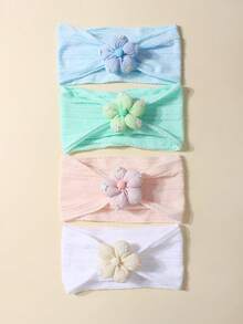 4 Peças Conjunto de Acessórios de Cabelo Fofos e Macios em Cores de ...