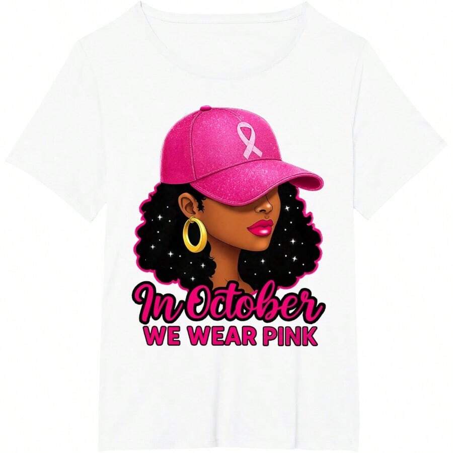 Breast Cancer Awareness Shirt For , In October We Wear Pink T-Shirt ...