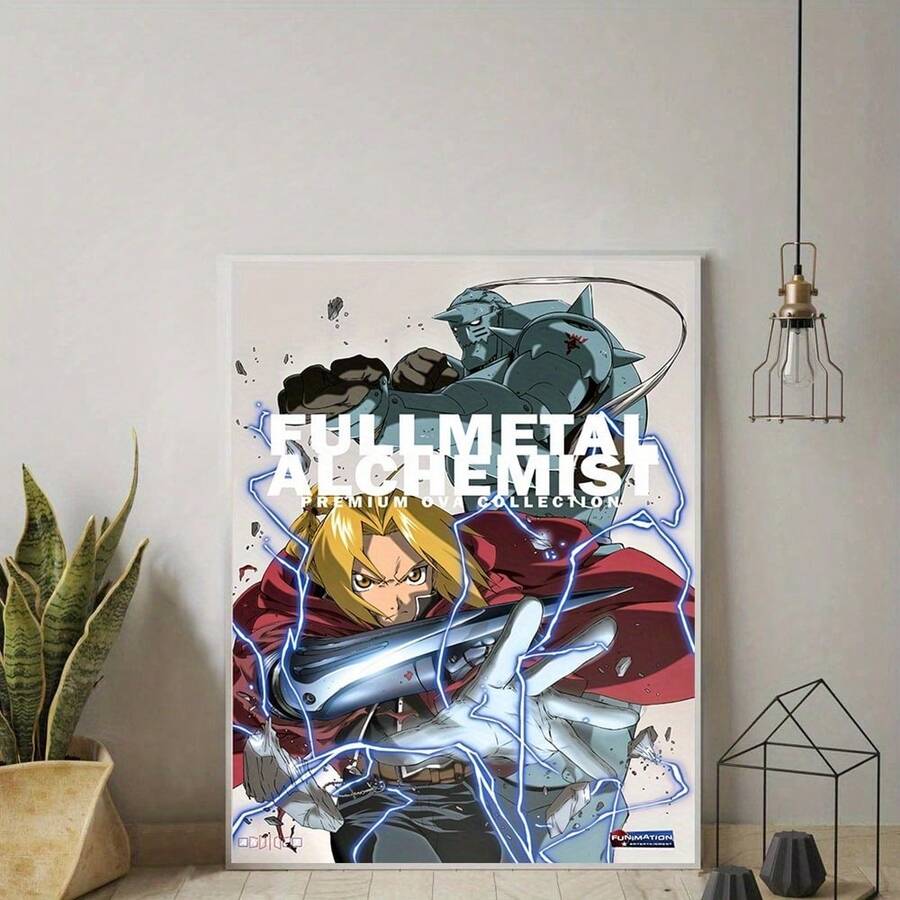1pc Fullmetal Alchemist Canvas Poster, Unframed Anime Wall Artdy ...