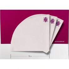 3 - PACK Coffee Chemex, Hario , Cotton Reusable Cone Shape Cloth, 3 ...