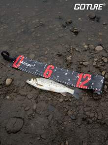 1 Peça Fita Métrica de Pesca - 39.37 Polegadas de Comprimento, Preta em ...