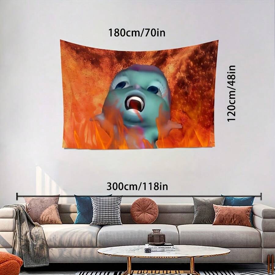 1pc Cartoon Pattern Tapestry, Wall Hanging Cute Tapestries, Wall Art ...