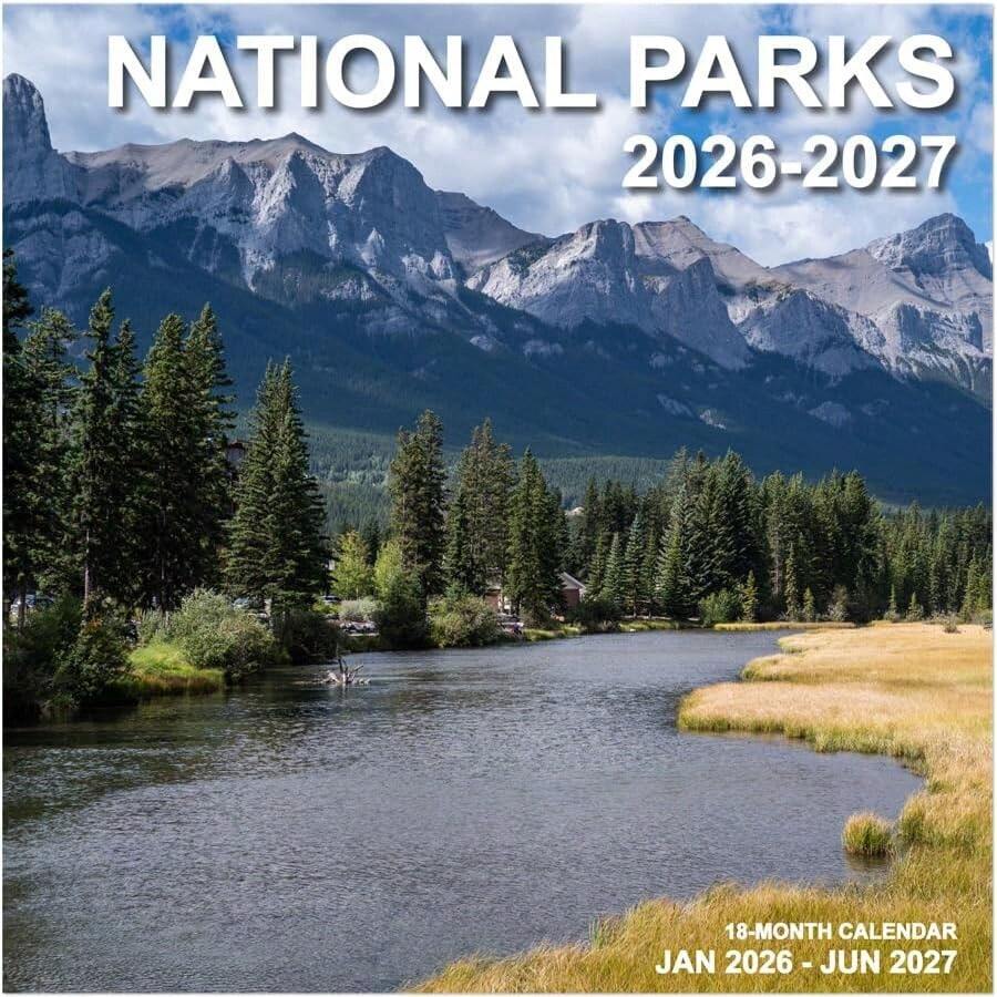 2026 Calendar For Wall, National Parks Calendar 2026 From January 2026 ...