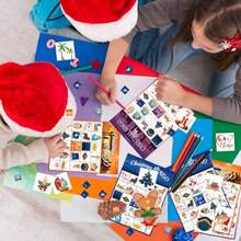 Religious Cristmas Bingo Ca 24 S Xmas Cristian Bingo Game Large Group ...