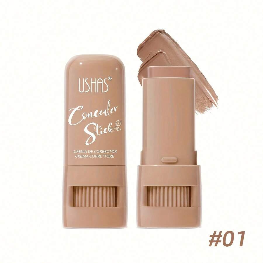 USHAS Rotating Concealer Stick, Available In 4 Colors, Long-Lasting ...