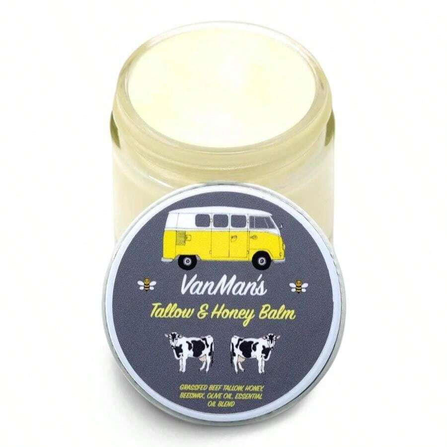 Vanman'S Tallow And Honey Balm With No Added Scent - Beef Tallow Face ...