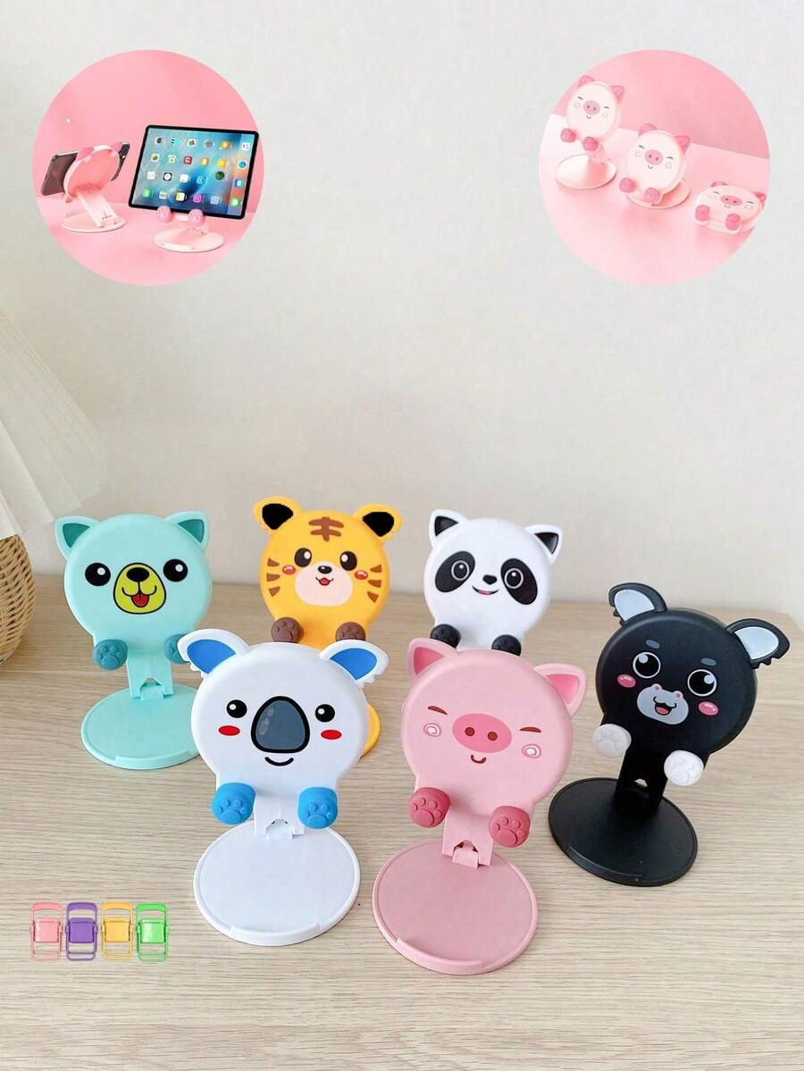 Cute Foldable Phone Stand, Super Cute Animals Phone Stand Folding Small ...