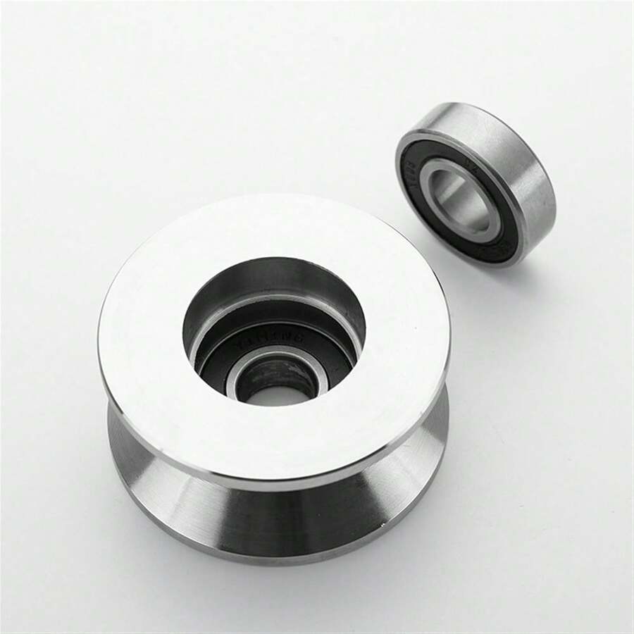 Track Wheel,Grooved Wheel, 1pcs H/U/V Groove Heavy Duty Door Wheel 304 ...