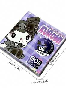 Sanrio Sticker Gift Box With Cute Cartoon Kurome KT Cat Melody Guka ...