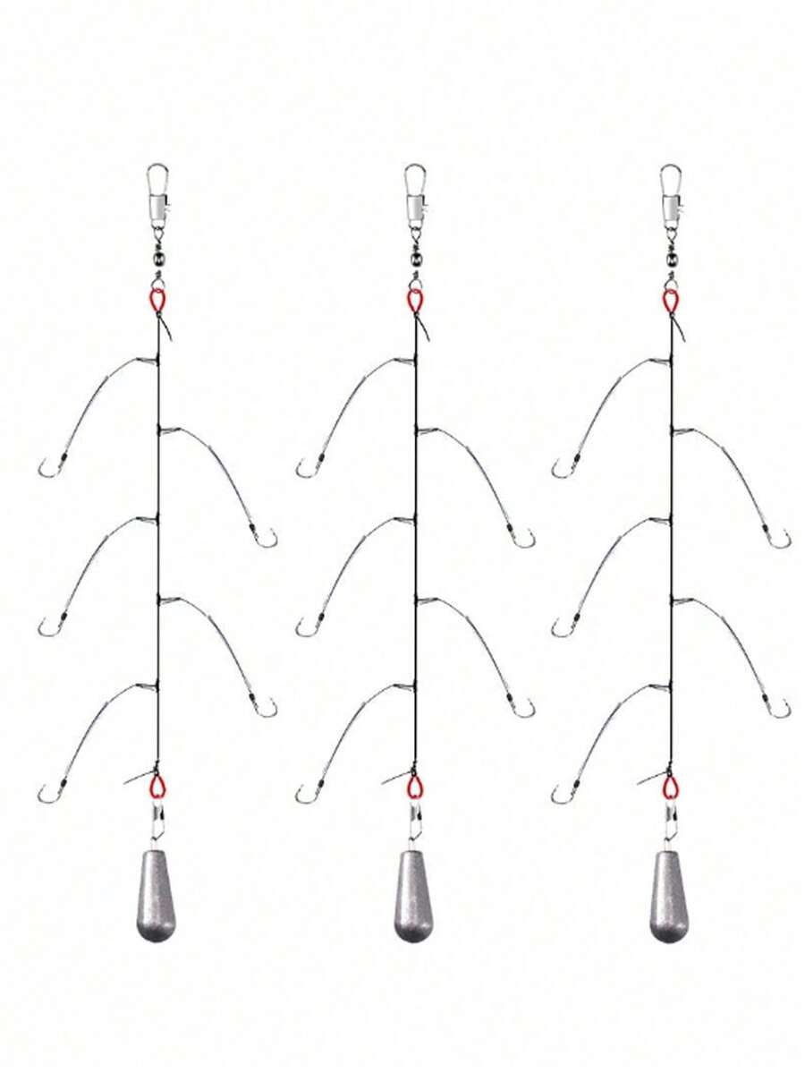 1pc Outdoor Hercules Rig Anti- Fishing Hook Set, Isenami Hook Type ...