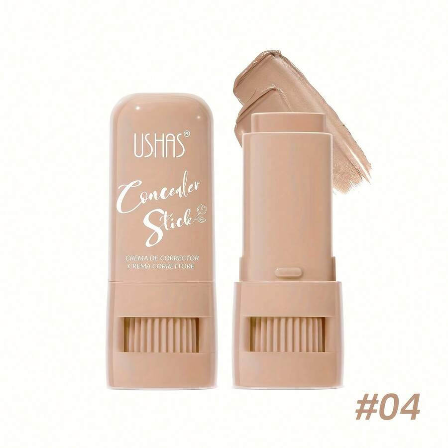 USHAS Rotating Concealer Stick, Available In 4 Colors, Long-Lasting ...