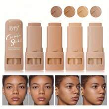 USHAS Rotating Concealer Stick, Available In 4 Colors, Long-Lasting ...