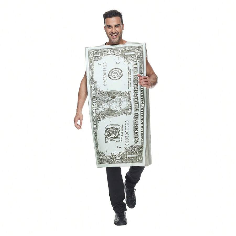 US Dollar Halloween Costume, Personalized Dollar Outfit For Bar Party ...