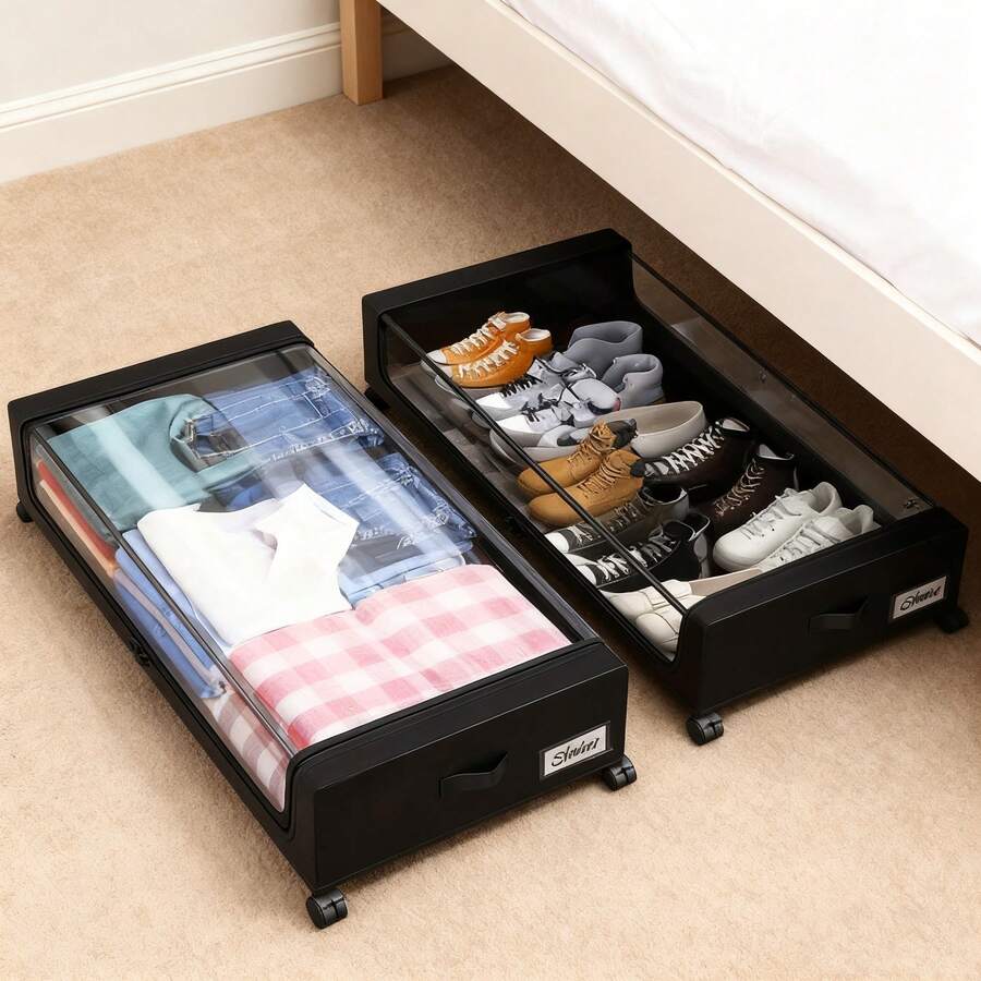 Under The Bed Storage Box Under The Bed Storage Box Clothing Quilt Out ...