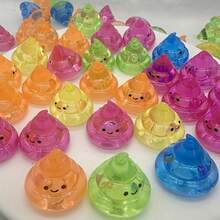 10/20/30pcs Colorful Resin Poop Sculptures - Realistic Plastic Emotional Gifts, Suitable For ...