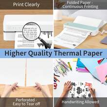 Thermal Printer Paper 8.27 X 11.7 Inch, US Letter Size Thermal Paper ...