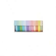 12pcs/Set Colorful Striped Paper Washi Tape Set, Suitable For Notebooks ...