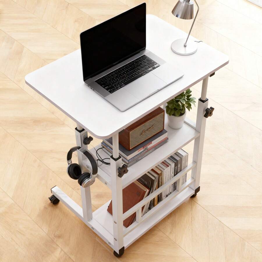 Standing Desk Rolling Desk Portable Desk Stand Up Desk Small Desk Small ...