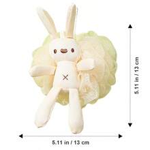 1pc Cute Cartoon Corn Rabbit Baby Bath Sponge, Funny Cartoon Children ...