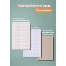 A4 Grid Notebook, Squared Sketchbook, Thick Dot Grid Paper, Graph Paper ...