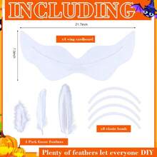 4 Sets DIY Angel Wing Kit Angel Feather Wing Costume For Women ...
