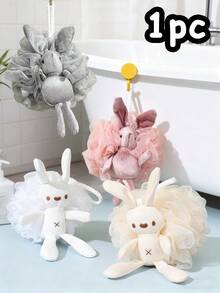 1pc Cute Cartoon Corn Rabbit Baby Bath Sponge, Funny Cartoon Children ...