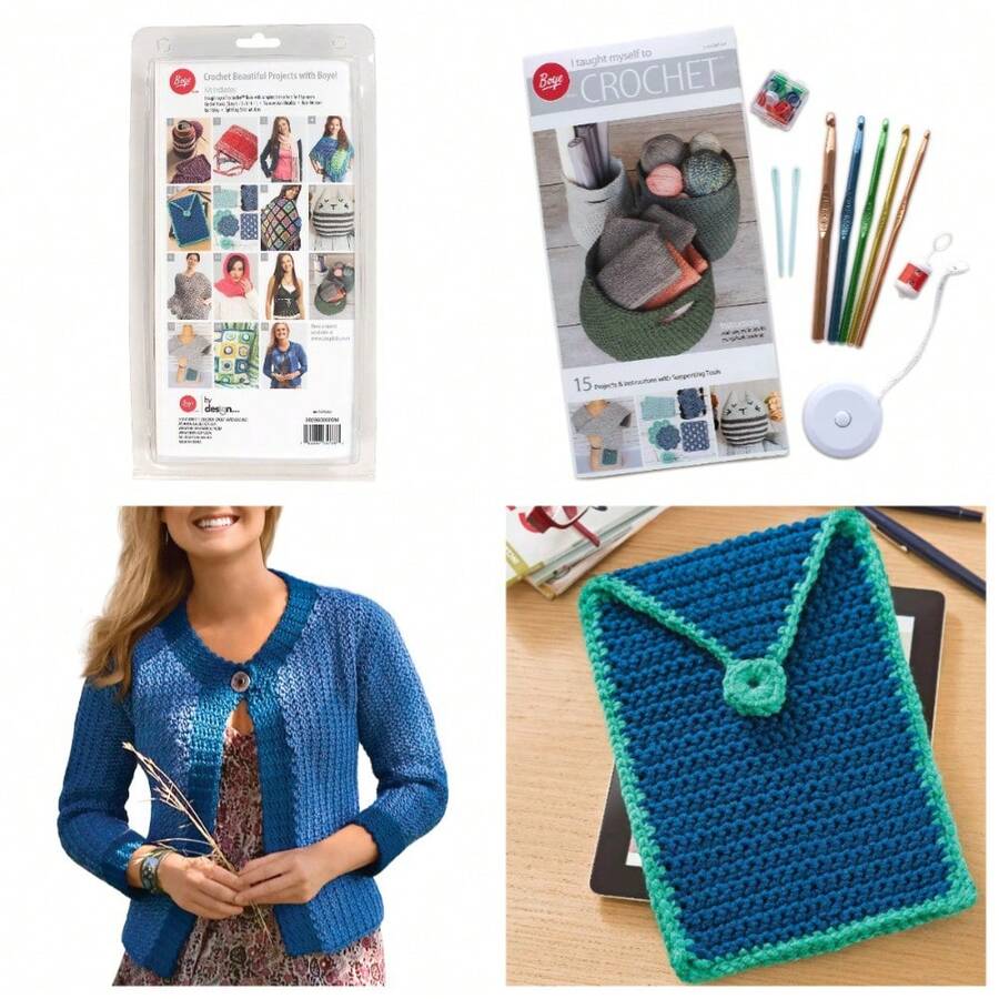 Simplicity Everyday Crochet Kit, 30 Pieces Multi-Color | SHEIN USA