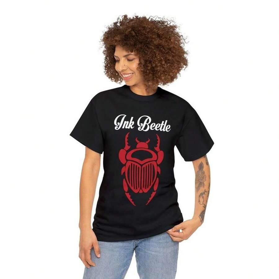 Ink Beetle T-Shirt - A Perfect Combination Of Style And... 220g Men's ...