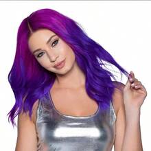 Complete Kit, Ombre Rain, Semi - Permanent Purple Pink Hair Dye With ...
