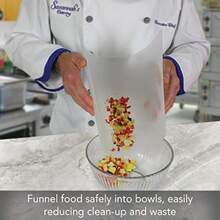 Cut N' Funnel Food Service Grade Heavy Gauge Flexible Plastic Cutting ...