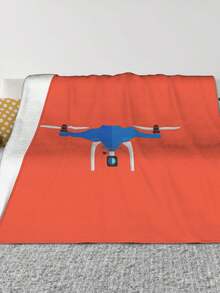 Drone Artwork 5k Wh Constant Temperature Warm Blanket, Double-Sided ...