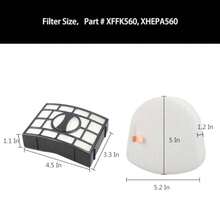Replacement Filter Compatible With Shark UV730 UV730 V5 Navigator Lift ...