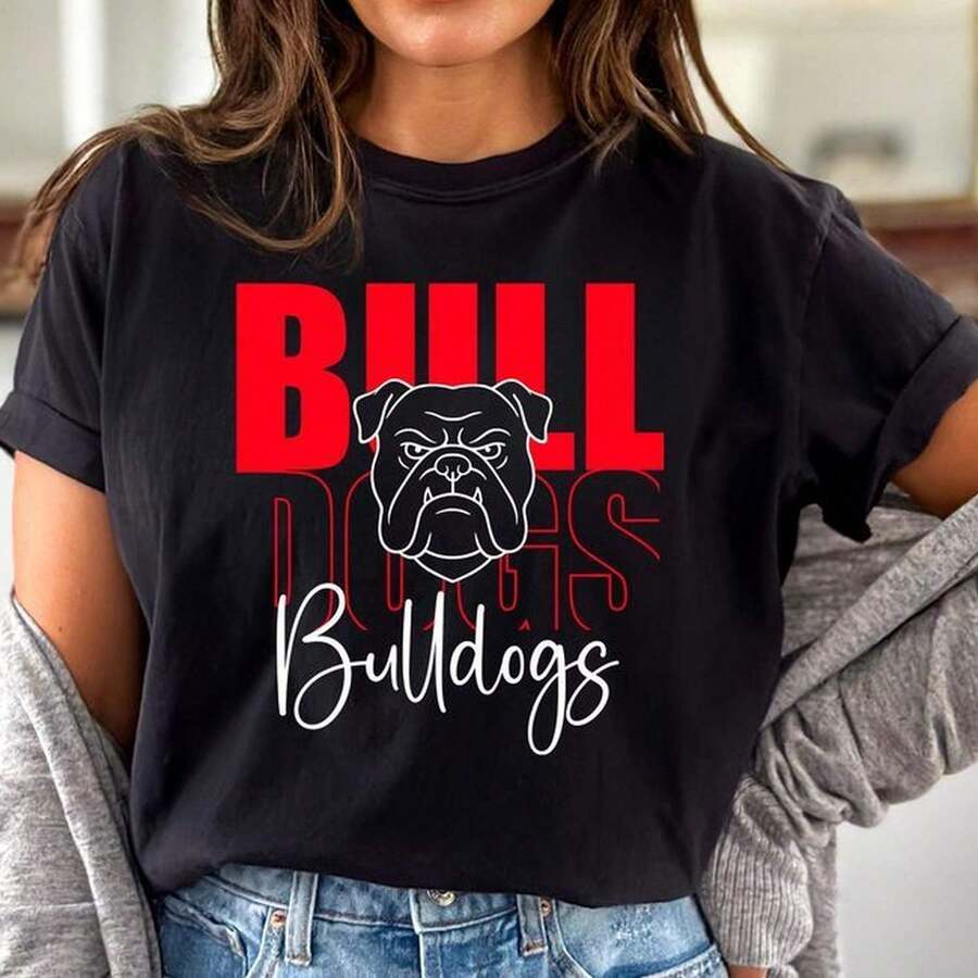 Bulldogs Mascot C-AmiS-Eta Design, Fierce Bulldog C-Ara, School Spirit, Bulldogs Team Pride ...