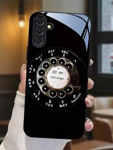 Vintage Rotary Phone Pattern Glass Phone Case. Suitable For IPhone 17 ...