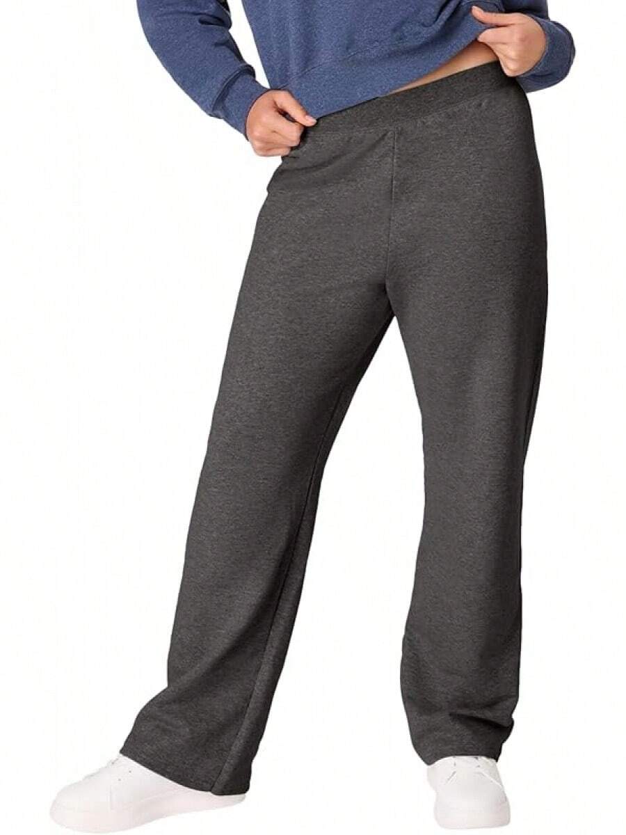 Women's Sweatpants, EcoSmart Fleece Pants, Pocketless Open-Bottom ...
