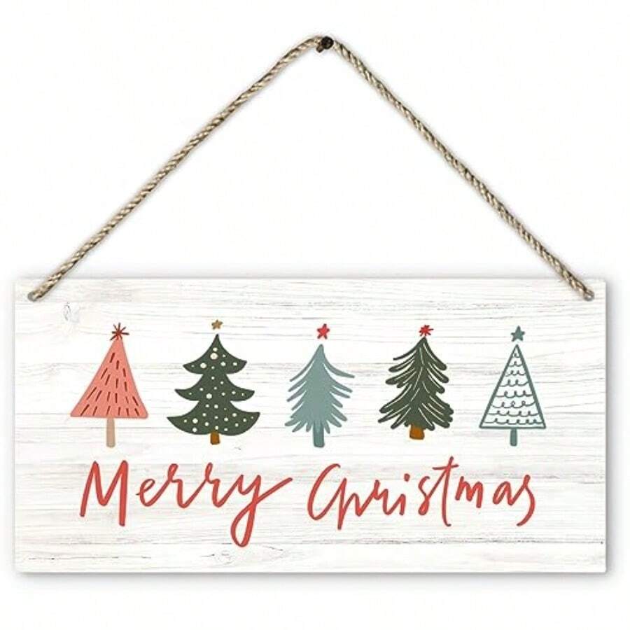 DPHAMTE Merry Christmas SignChristmas Signs Christmas Decorations ...