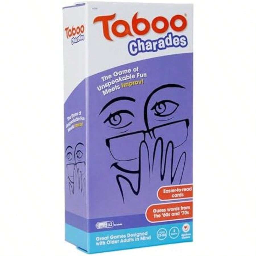 Ageless Games Taboo Charades - Juego clásico de adivinar palabras y ...